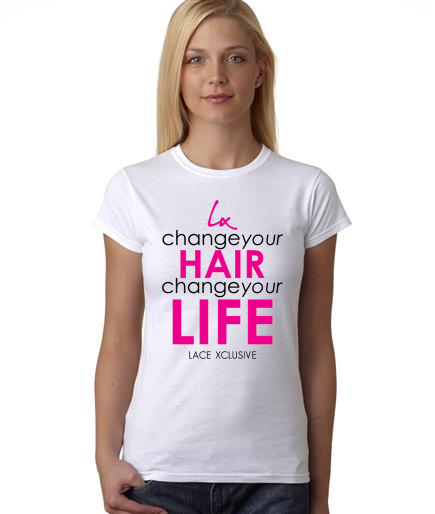 Change Tee | Ladies Graphic T-shirt | Lace Xclusive Virgin Hair Apparel