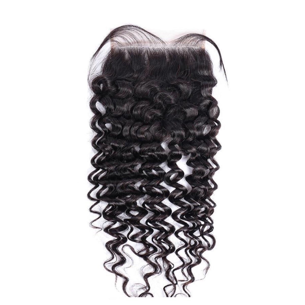 Virgin Brazilian Remy Curly 7” x 7” Transparent Lace Closure | Lace ...